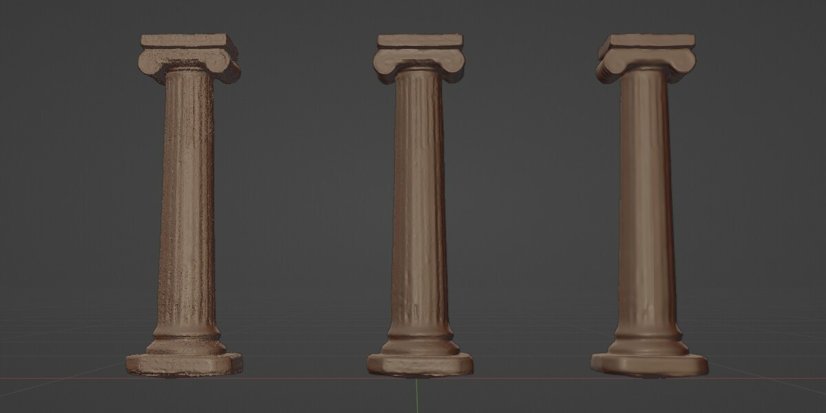 ArtStation - Photorealistic Ionic Column | Game Assets
