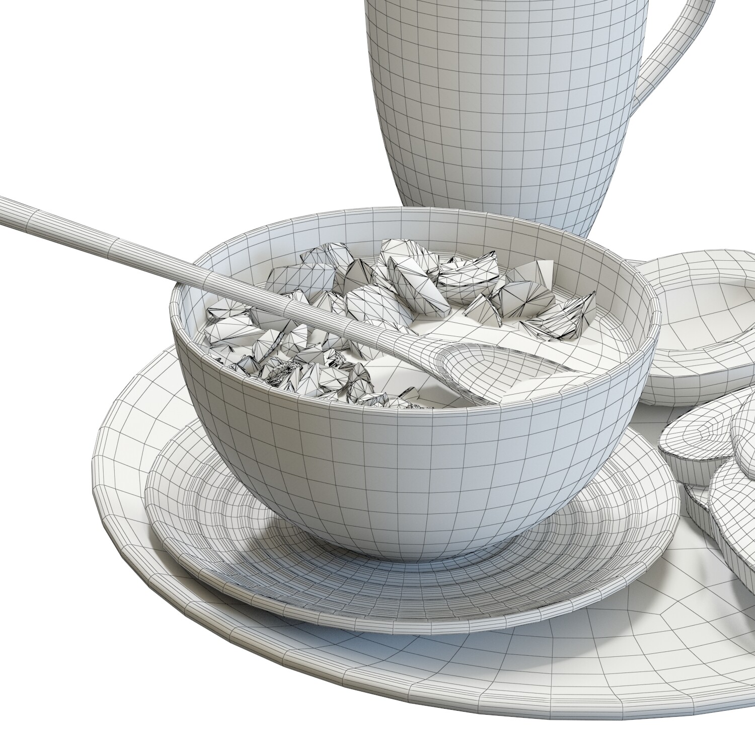 ArtStation - 3D Model / Food Set 26 / Breakfast | Resources