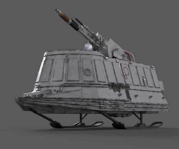 ArtStation - Rebel Cannon Sled | Resources