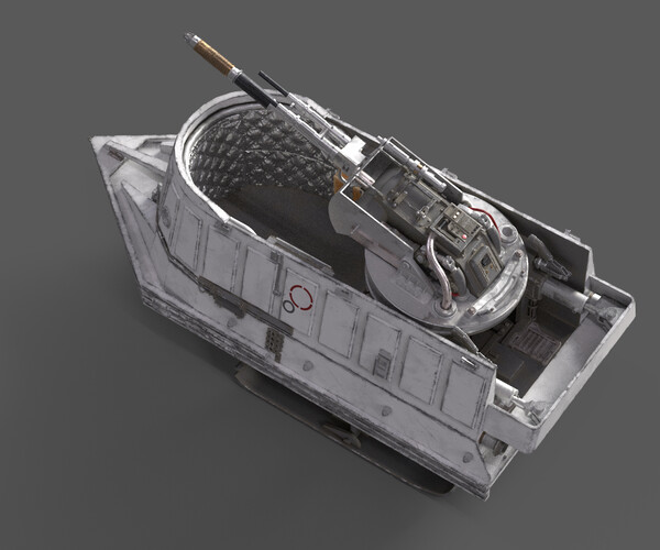 ArtStation - Rebel Cannon Sled | Resources
