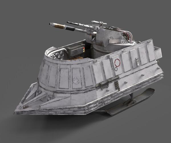 ArtStation - Rebel Cannon Sled | Resources