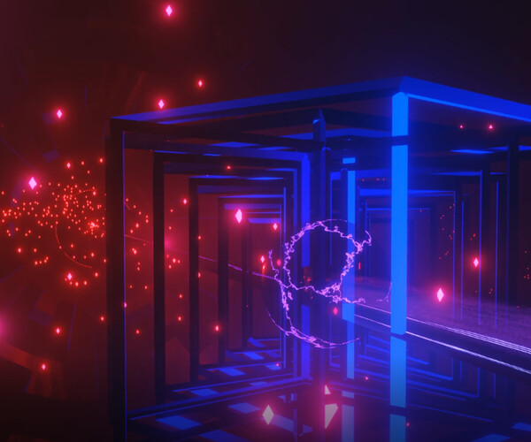 ArtStation - The Dimensions of Space and Time - Its a synthwave thing ...