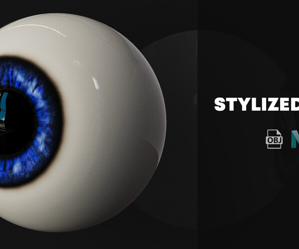 ArtStation - Stylized Cartoon Eyeball | Game Assets