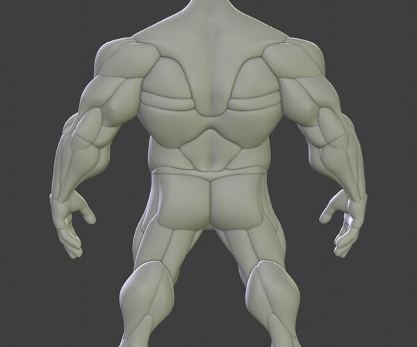 ArtStation - Stylized Heavy Anatomy Blockout | Resources