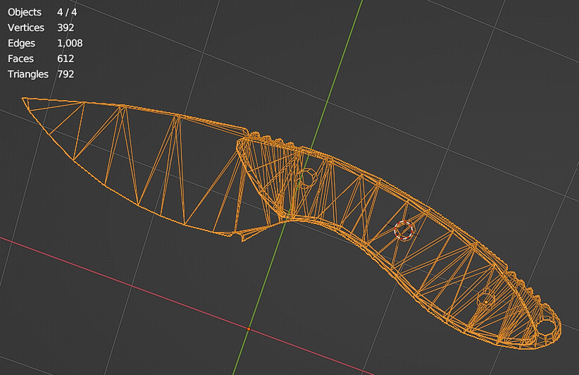 ArtStation - Low Poly Knife Pack - 6 Knife Game Ready - PBR Texture ...