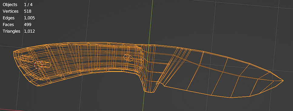 ArtStation - Low Poly Knife Pack - 6 Knife Game Ready - PBR Texture ...