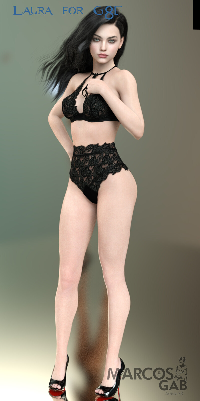 ArtStation - MGAB Laura for Genesis 8.1 Female | Resources