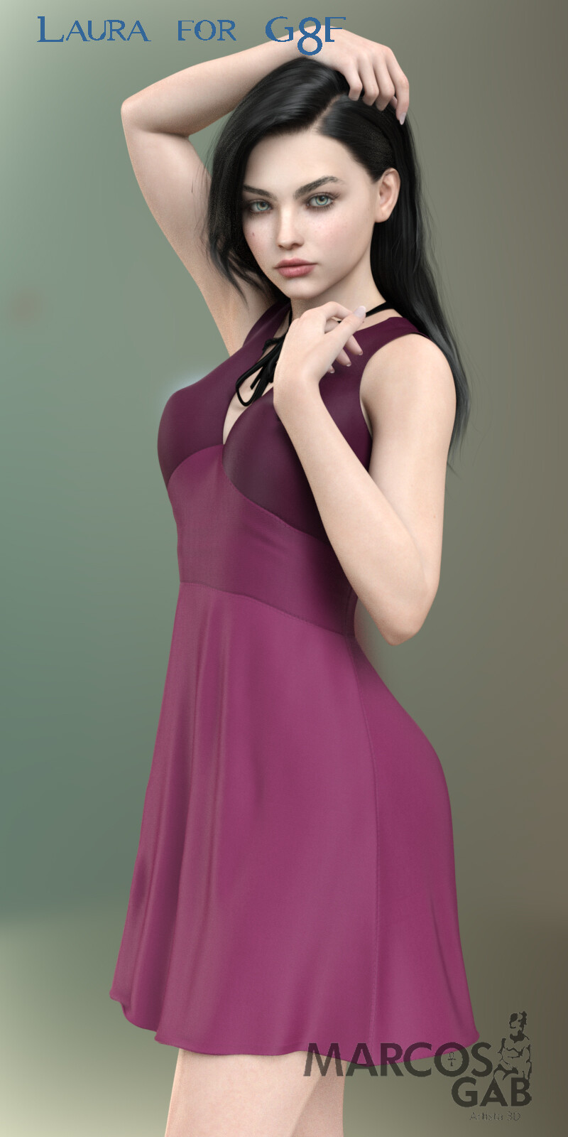 Marcos Giovano Avila Barbosa - MGAB Laura for Genesis 8.1 Female