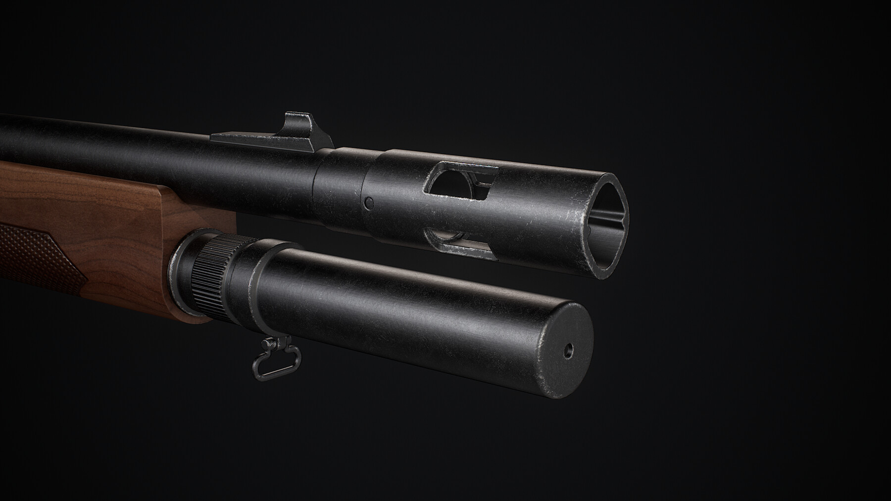 ArtStation - HK512 Shotgun | Game Assets