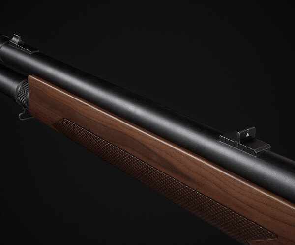 ArtStation - HK512 Shotgun | Game Assets