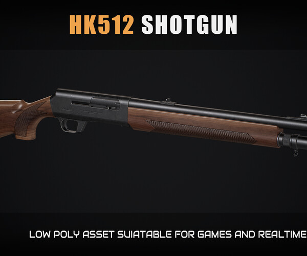 ArtStation - HK512 Shotgun | Game Assets