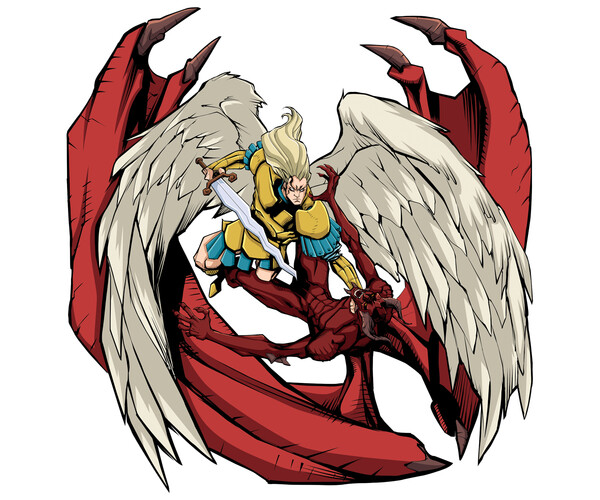ArtStation - Angel versus Devil | Artworks