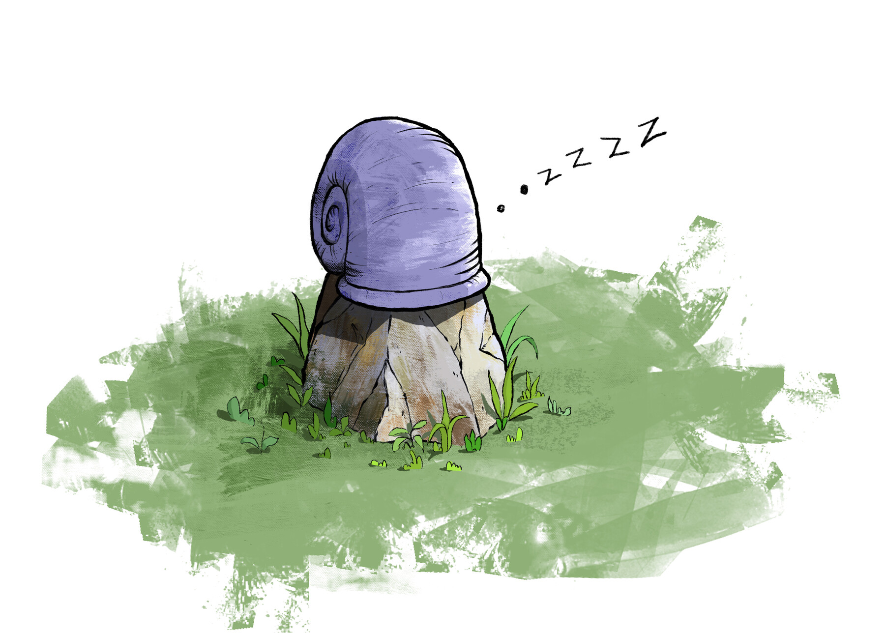 ArtStation - A lazy snail. | Artworks