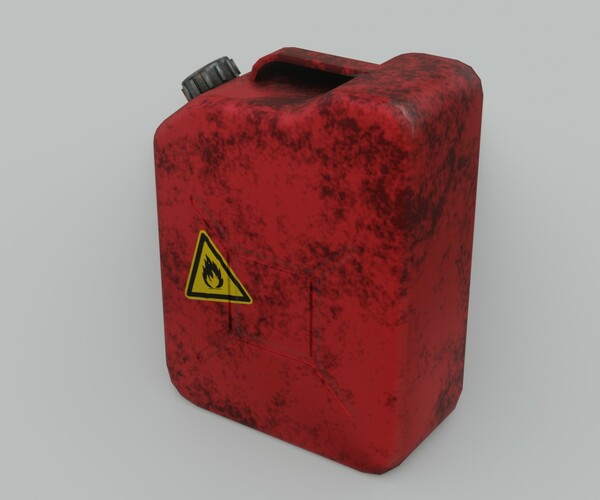 ArtStation - Fuel Can - Low Poly - Game Ready - PBR | Game Assets