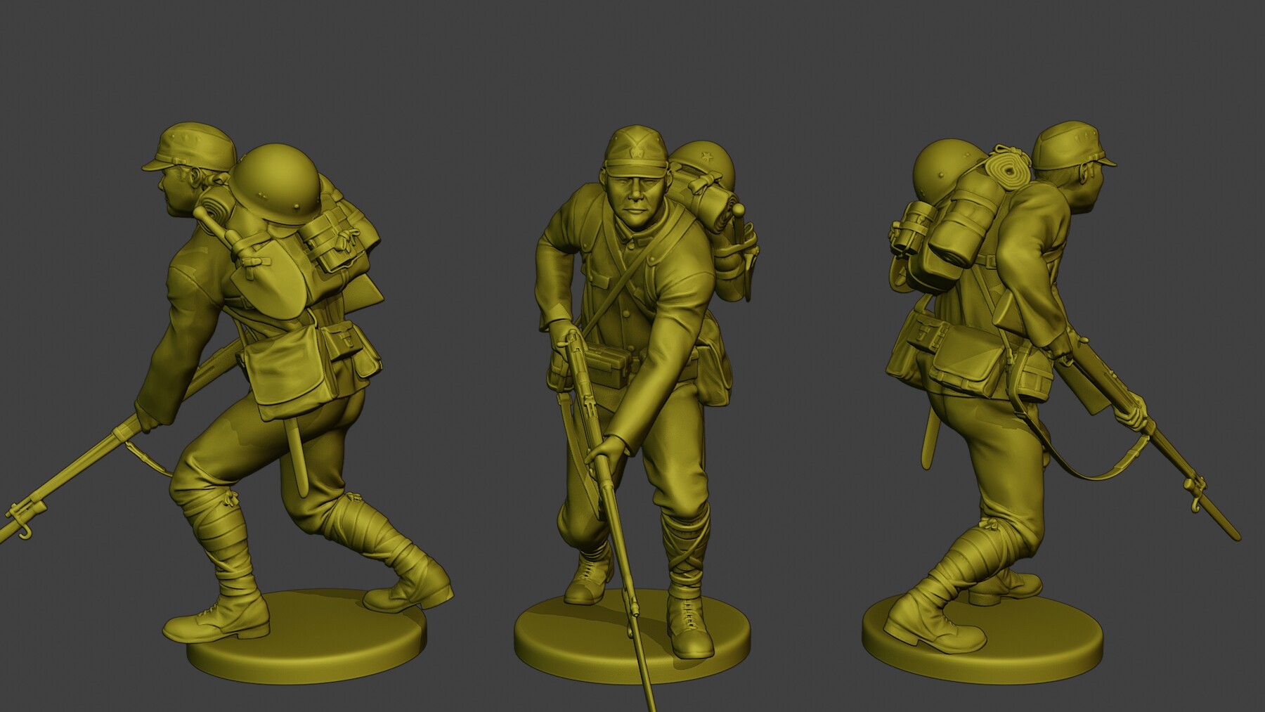 ArtStation - Japanese soldier ww2 J1 Pack2 | Resources