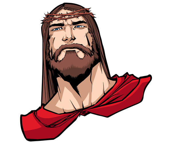 ArtStation - Jesus Superhero Portrait | Artworks