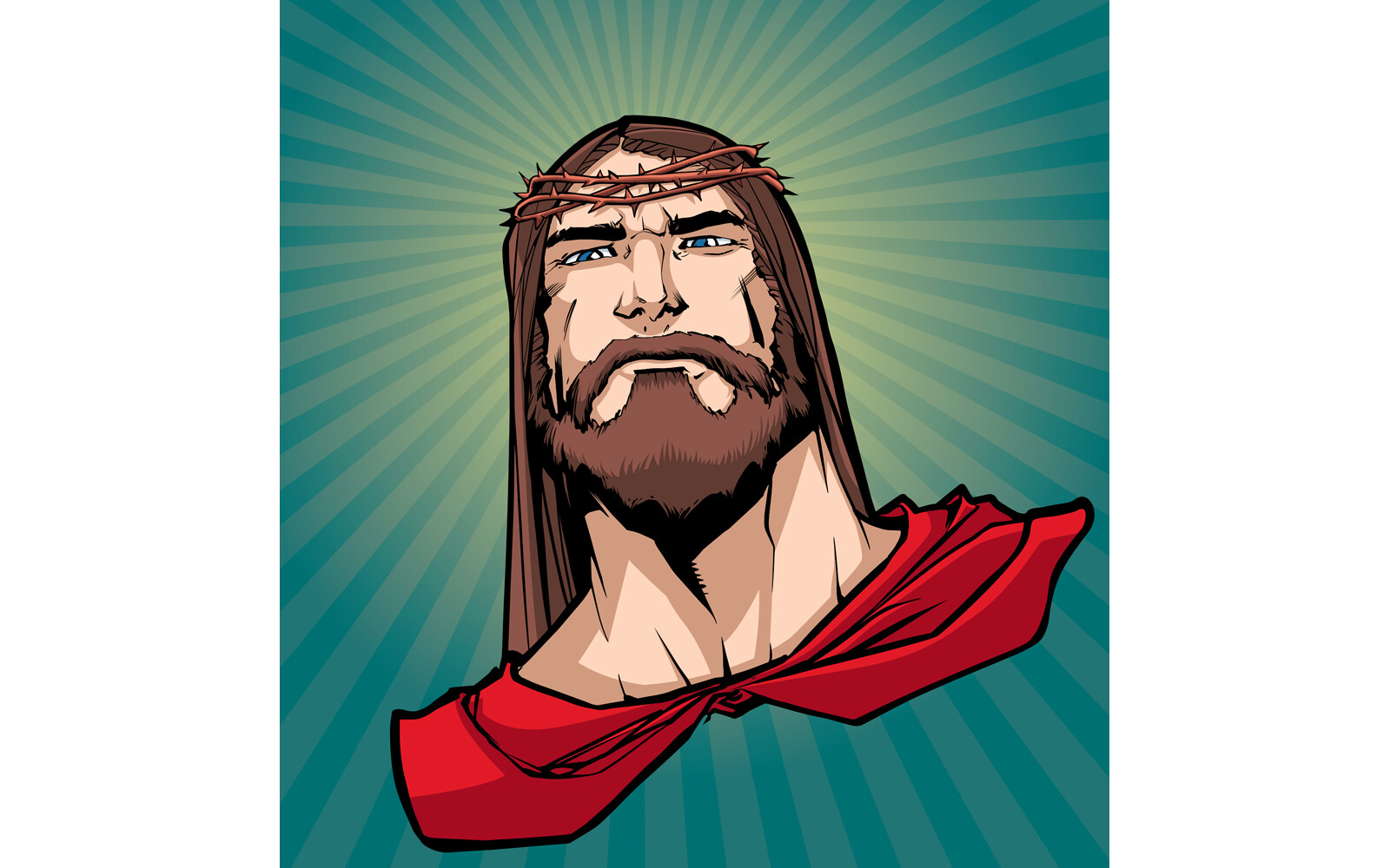 ArtStation - Jesus Superhero Portrait 2 | Artworks