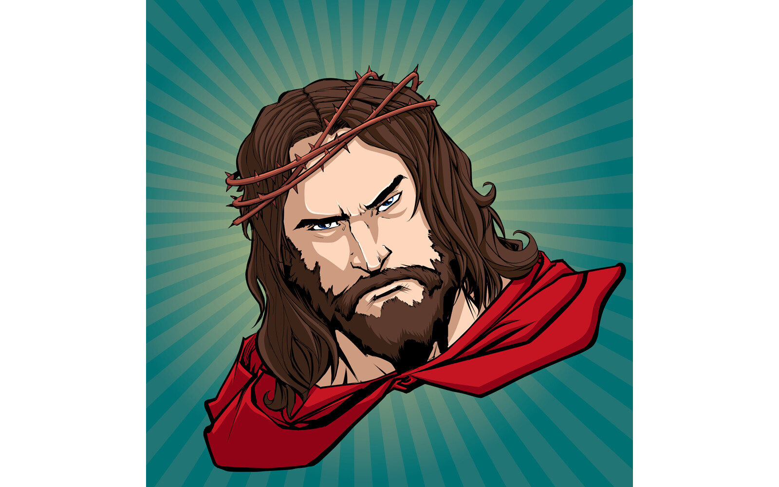 ArtStation - Jesus Superhero Portrait | Artworks