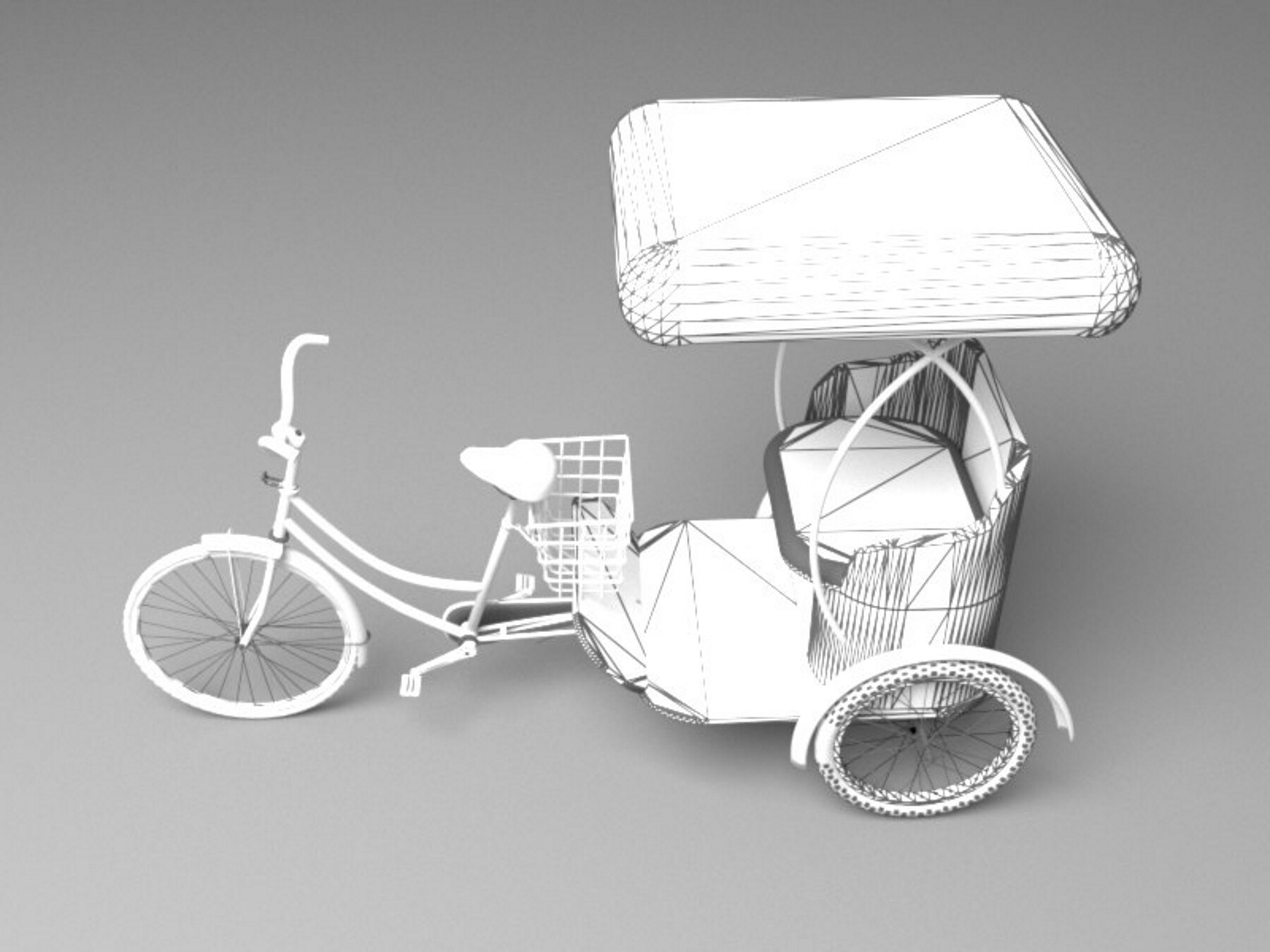 ArtStation - Bike Rickshaw 4 | Resources