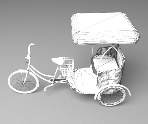 ArtStation - Bike Rickshaw 4 | Resources