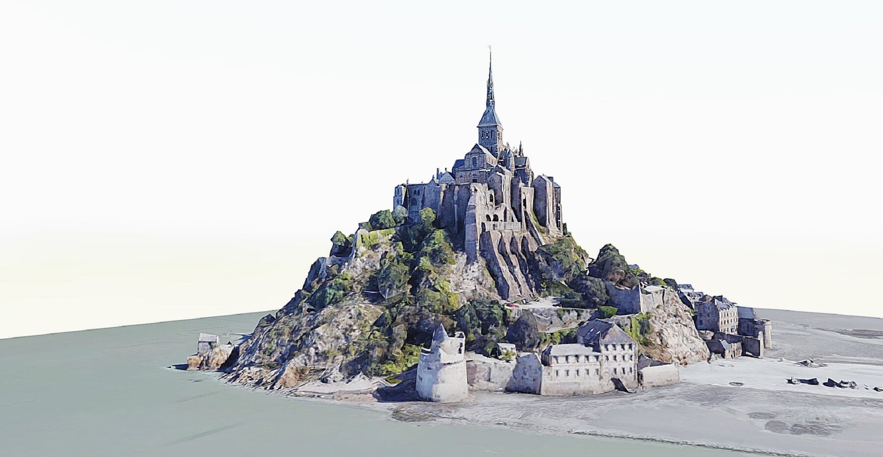 ArtStation - St Michael's Mount,Mont-Saint-Michel | Resources