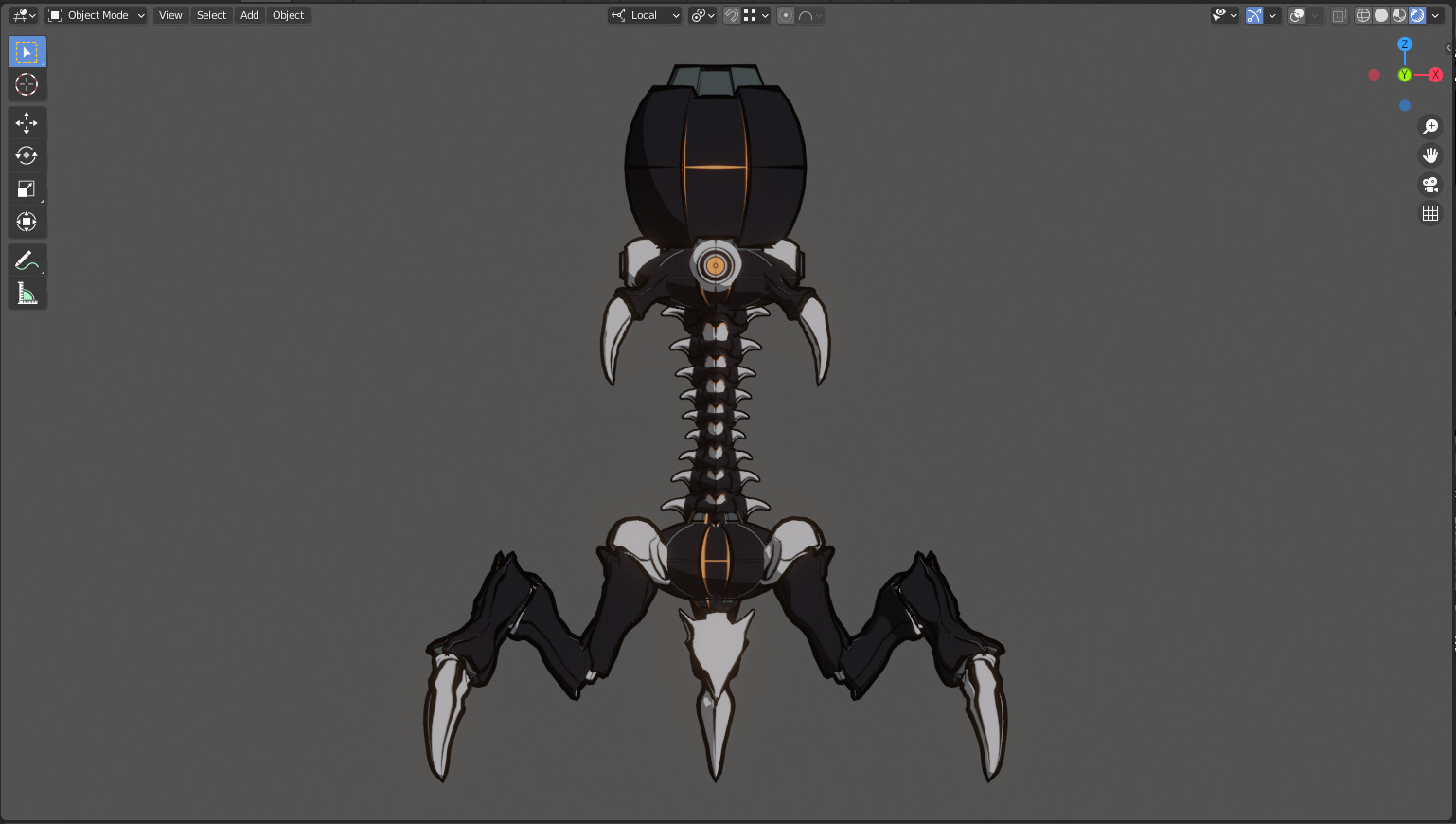 ArtStation - Anime Style: Alien-CRAWLER | Resources