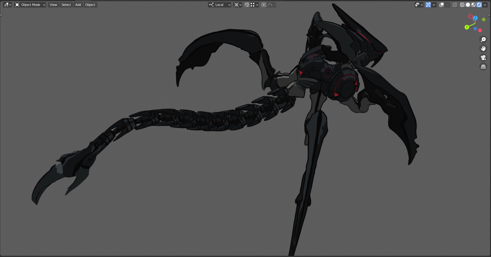 ArtStation - Anime Style: Alien QUAD-RAPTOR | Resources