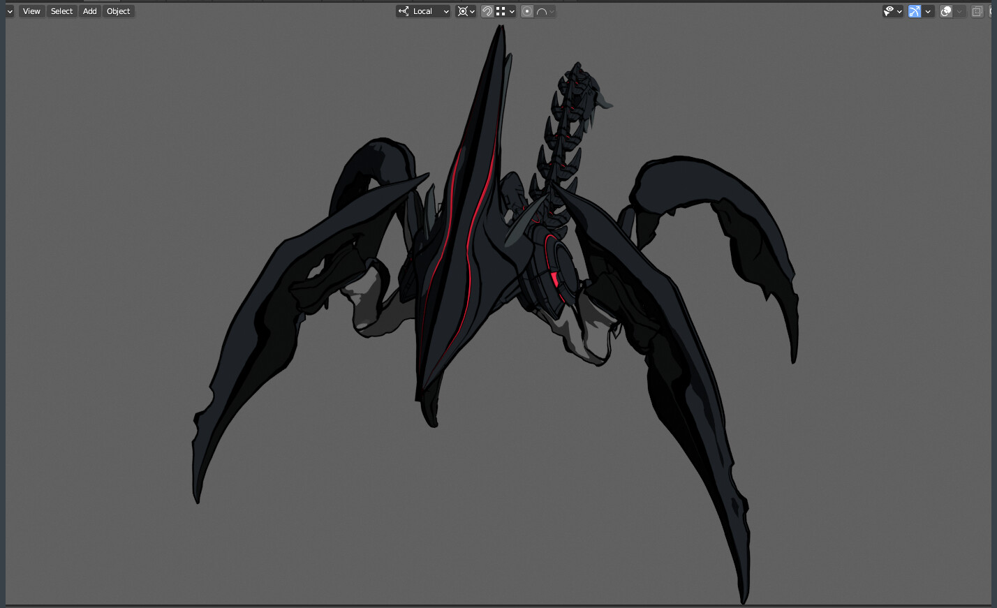 ArtStation - Anime Style: Alien QUAD-RAPTOR | Resources