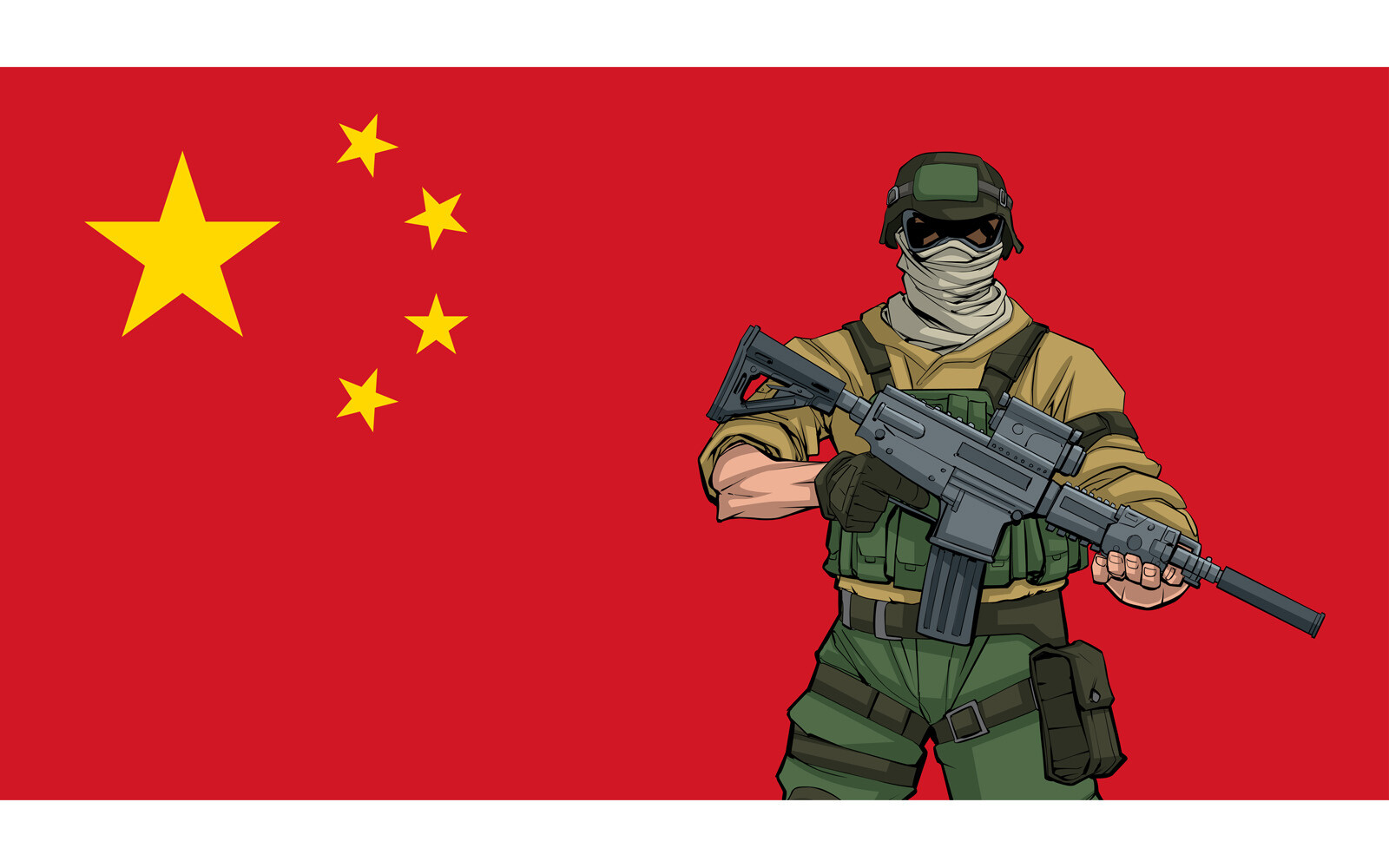 ArtStation - Chinese Soldier Background | Artworks