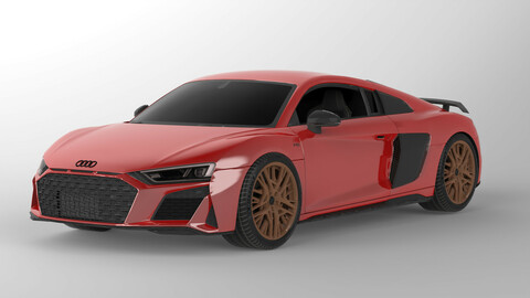 ArtStation - Audi R8 second generation 3d model | Game Assets