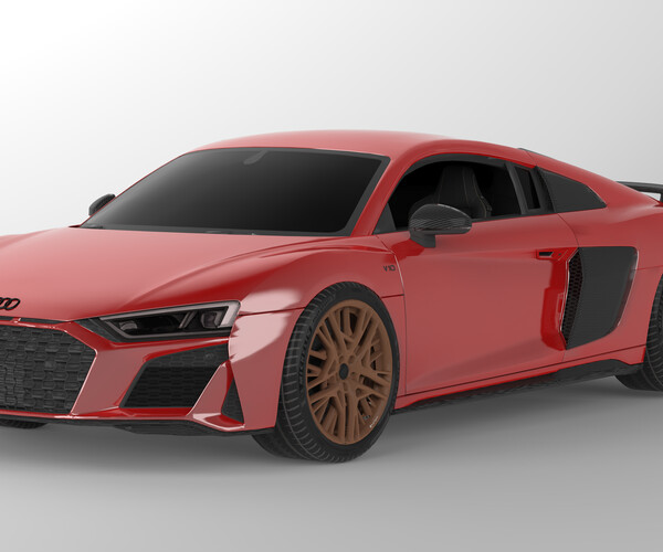 ArtStation - Audi R8 second generation 3d model | Game Assets