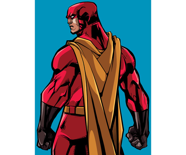 ArtStation - Superhero Back Battle Mode | Artworks