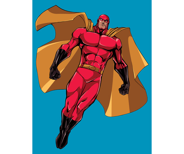 ArtStation - Superhero Flying 6 | Artworks