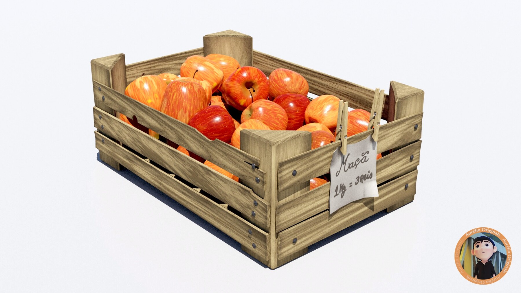 ArtStation - Red Apples Box | Resources