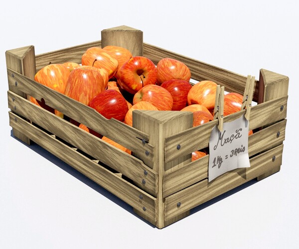 ArtStation - Red Apples Box | Resources