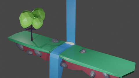 ArtStation - Waterfall | Game Assets