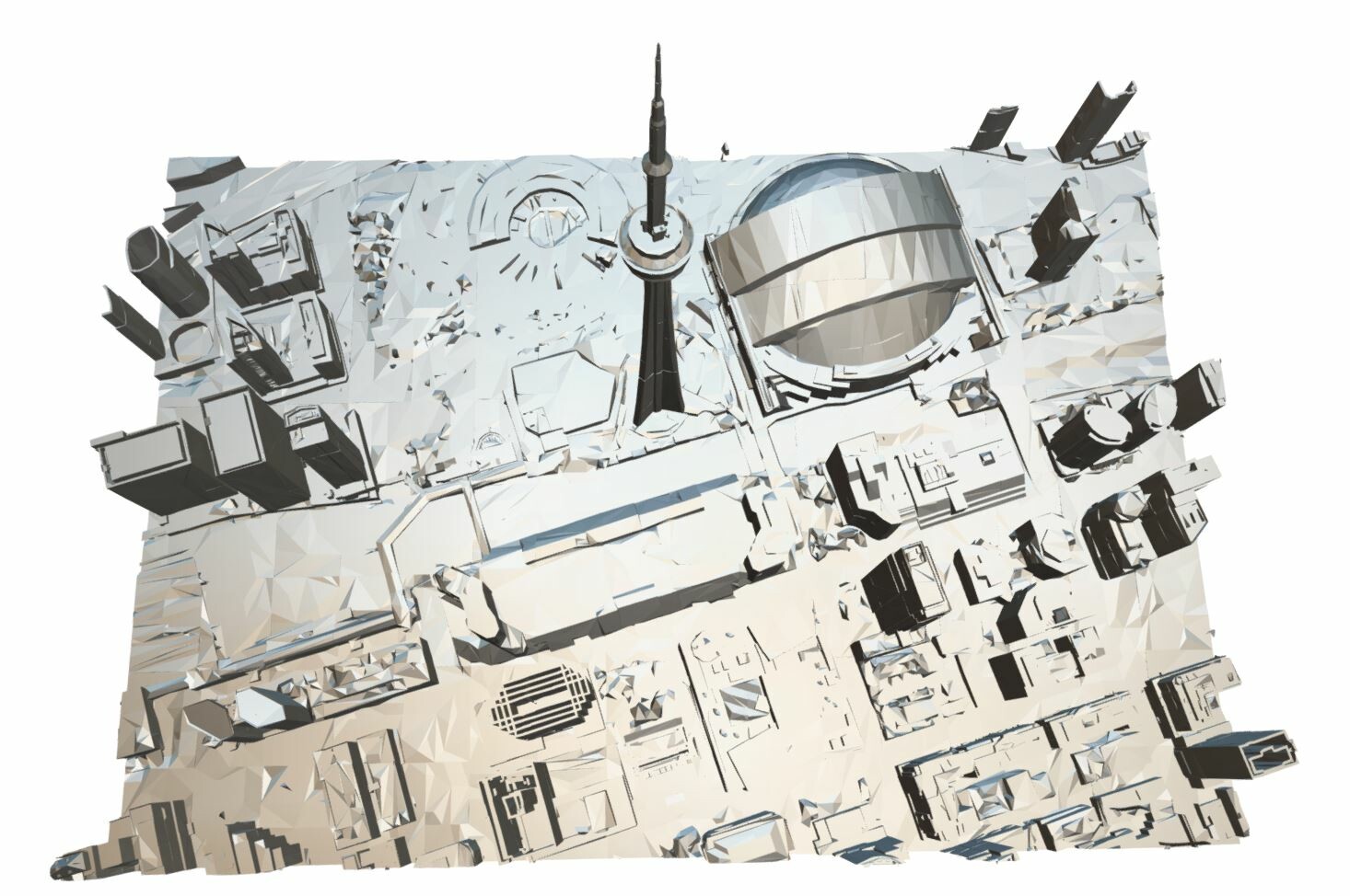 ArtStation - The CN Tower-Canada | Resources