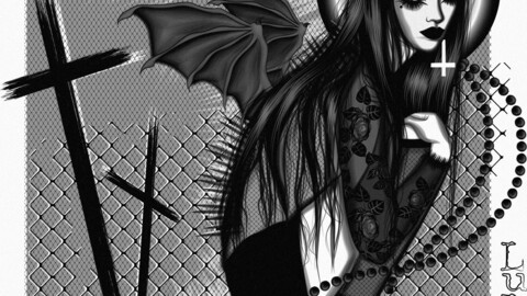 ArtStation - Devil Girl vector illustration | Artworks