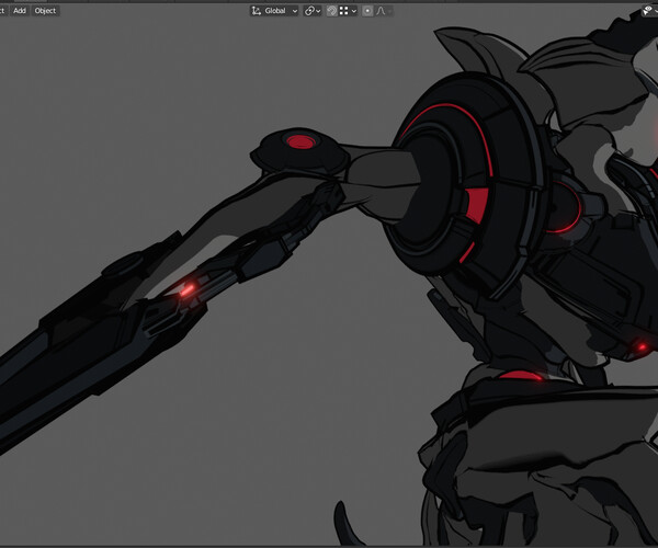ArtStation - Anime Style: Alien TROOPER-COMMANDO | Resources