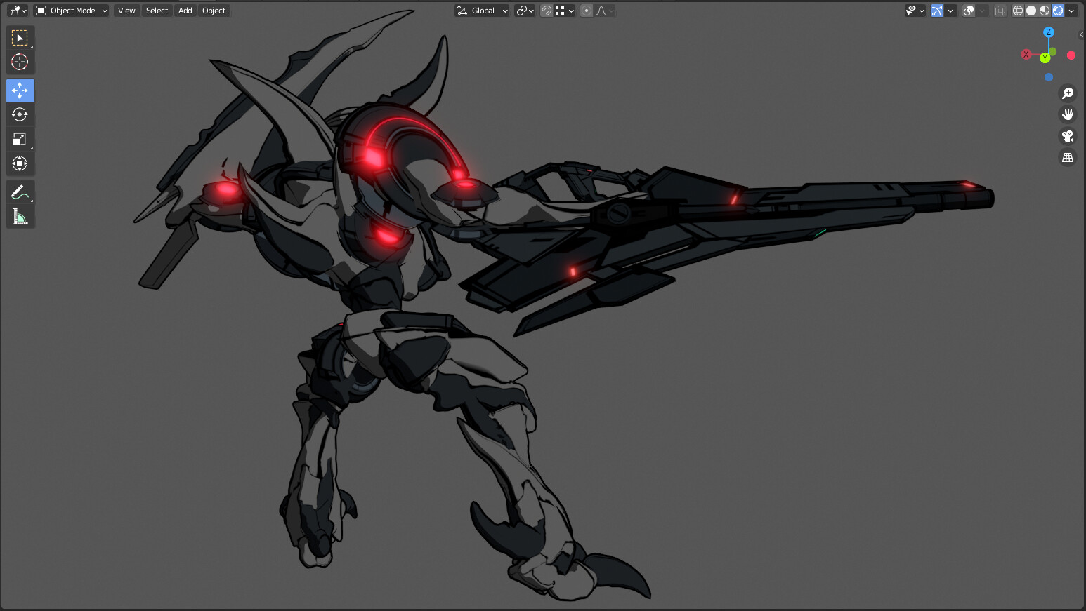 ArtStation - Anime Style: Alien TROOPER-COMMANDO | Resources