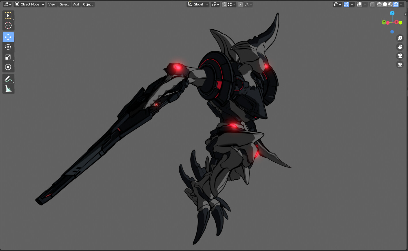 ArtStation - Anime Style: Alien TROOPER-COMMANDO | Resources