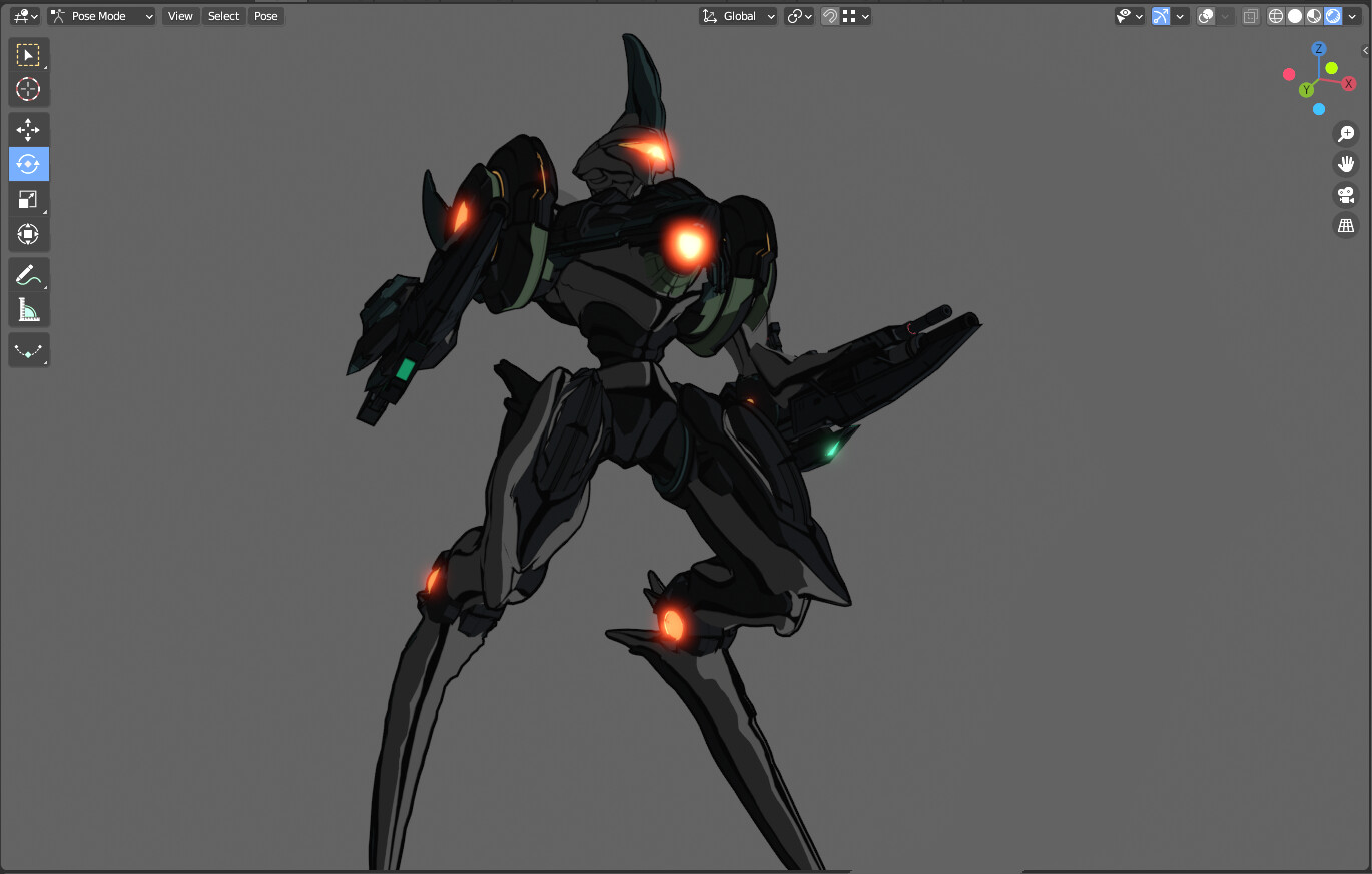 ArtStation - Anime Style: ASSAULT-RAIDER | Resources