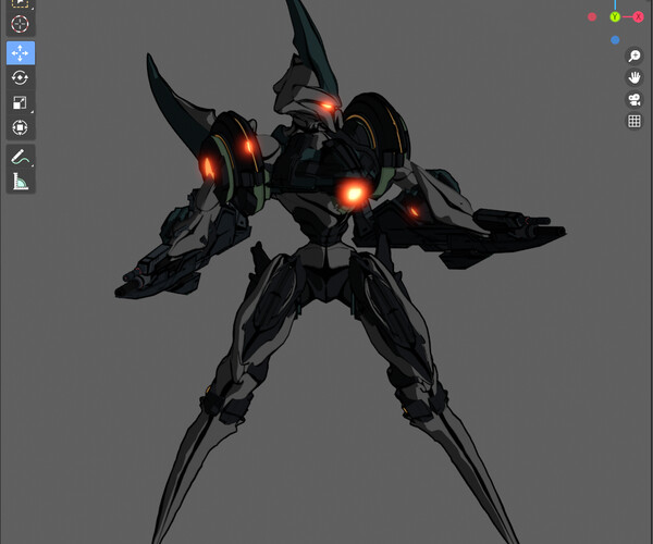 ArtStation - Anime Style: ASSAULT-RAIDER | Resources