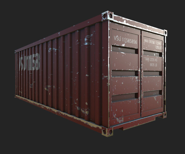 ArtStation - ship containers | Game Assets