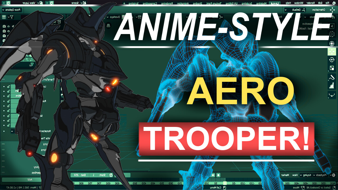 RoyalSkies - Anime Style: Alien AERO-TROOPER
