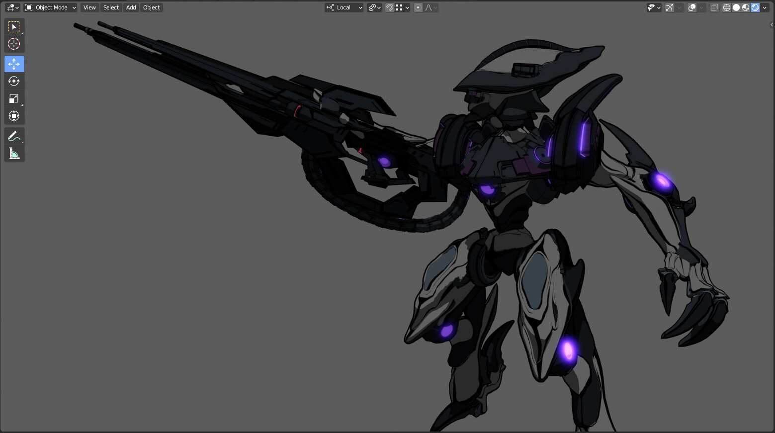 ArtStation - Anime Style: Alien-SNIPER | Resources