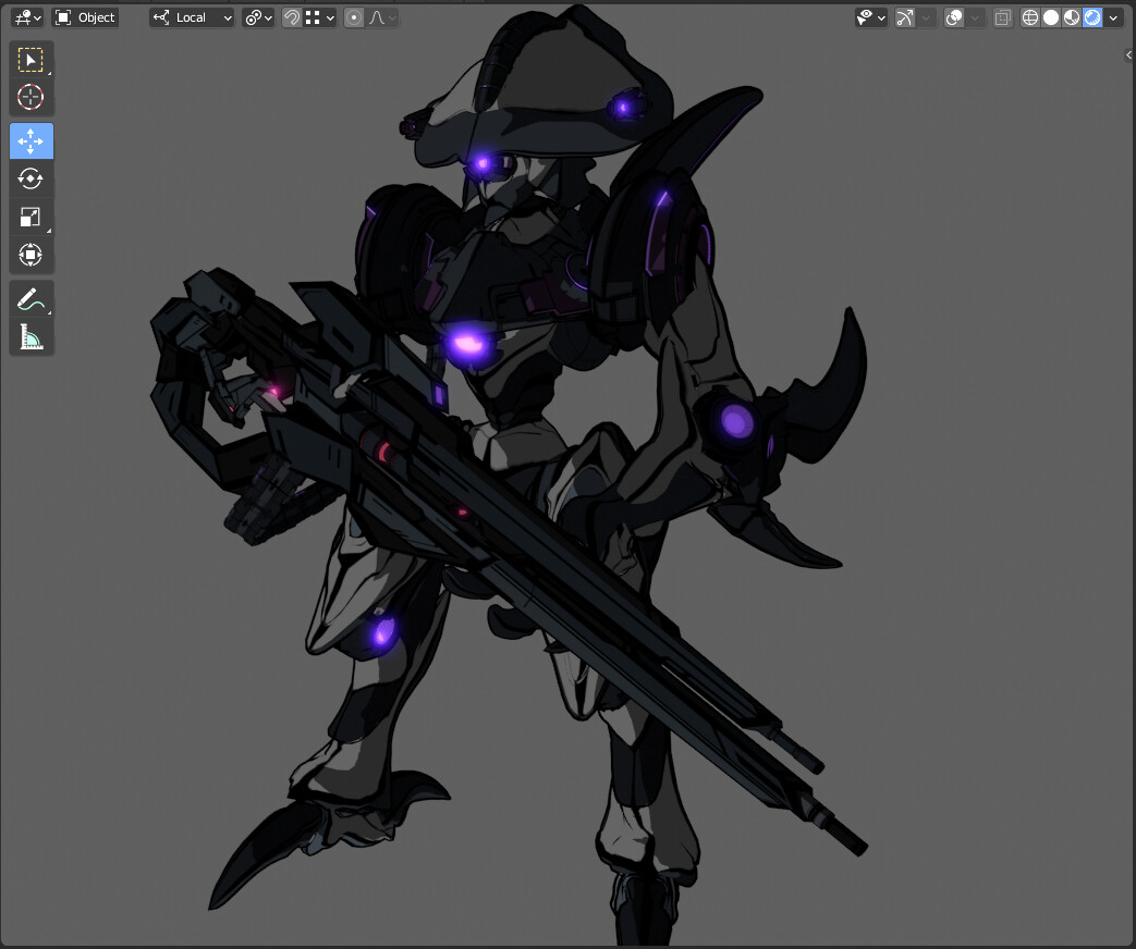 ArtStation - Anime Style: Alien-SNIPER | Resources