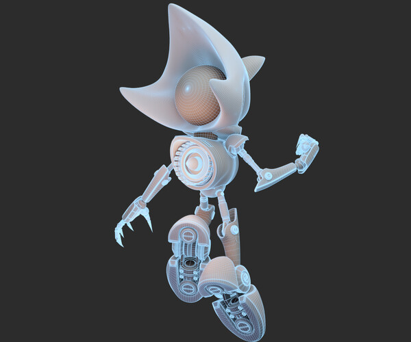 ArtStation - Metal Sonic RIG | Game Assets