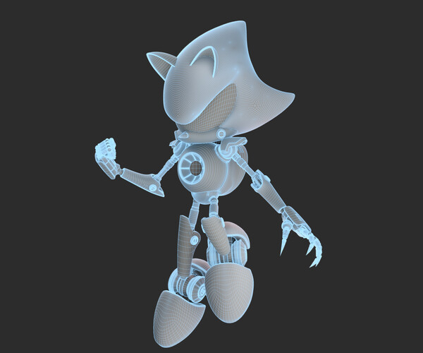 ArtStation - Metal Sonic RIG | Game Assets