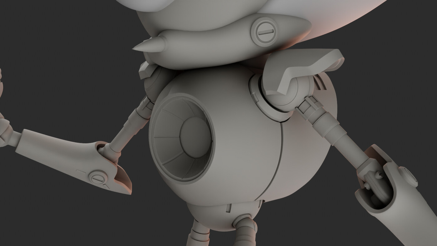 ArtStation - Metal Sonic RIG | Game Assets